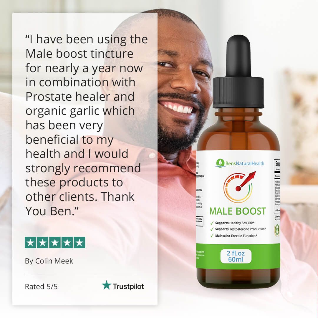 Ben's Male Boost Tincture | Natural Libido Supplement Bens Natural ...