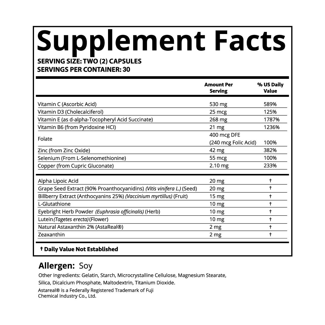 Clear Vision | Eye Health Supplement | Bens Natural Health UK Store